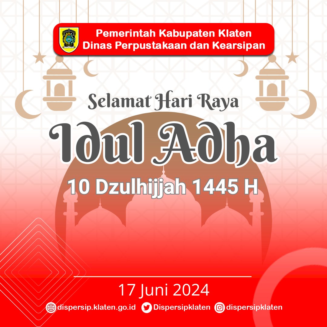 Selamat Hari Raya Idul Adha 1445 H - Kabupaten Klaten